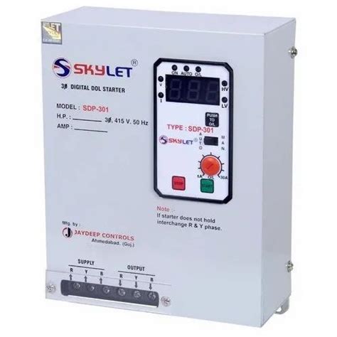 Three Phase Electronics Starter Three Phase Digital Dol Starter Sdp