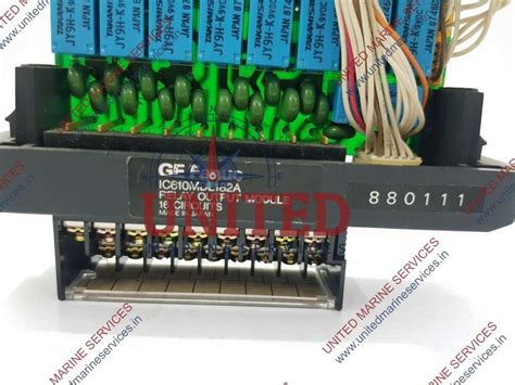Ge Fanuc Relay Output Module 16 Circuits Ic610mdl182a United Marine Services