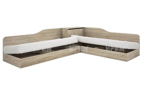 Ъглови легла Сити 2001 с ракла Легло Мебели за дома и офиса Пловдив Ъглови легла Сити