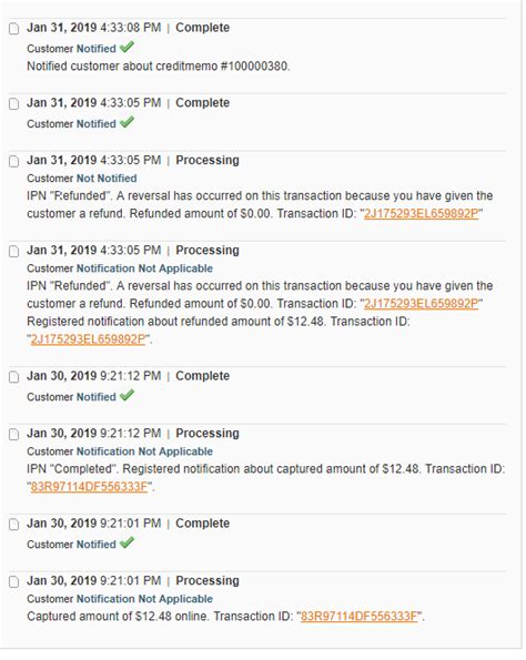 Paypal Magento Failing To Update Order Status To Closed After Full Refund Magento Stack