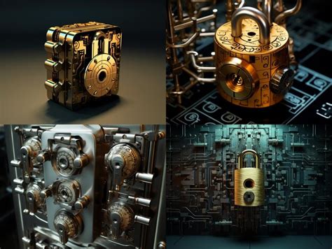 Premium Ai Image Security System Locks Data For Computer Safety