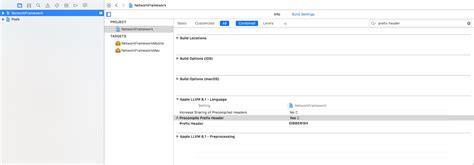 Objective C Why Is My Ios Osx Framework Ignoring GCC PREFIX HEADER Stack Overflow
