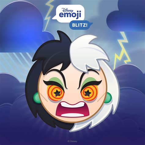 Profile Feat Cruella De Vil As An Emoji Drawing By Disney Dalmatians Emoji Drawing