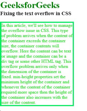 How To Fix CSS Underflow Overflow GeeksforGeeks