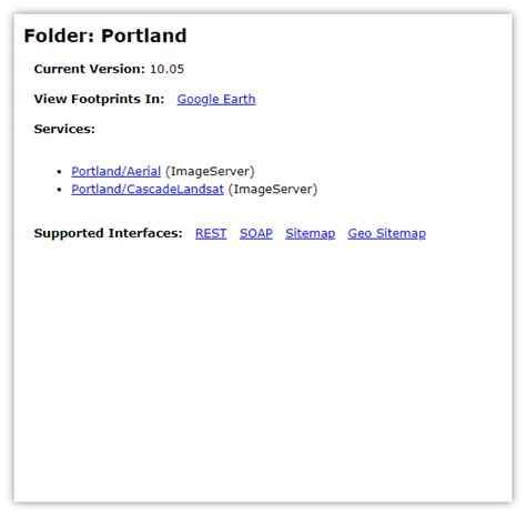 Example Raster Layers From An Arcgis Rest Image Server