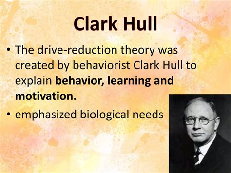 Drive Reduction Theory Pptx
