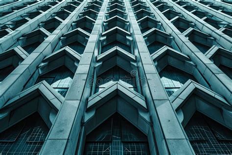 Abstract Patterns Formed By Urban Infrastructure And Architecture Stock