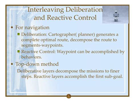 Ppt The Hybrid Deliberativereactive Paradigm Powerpoint Presentation Id378318