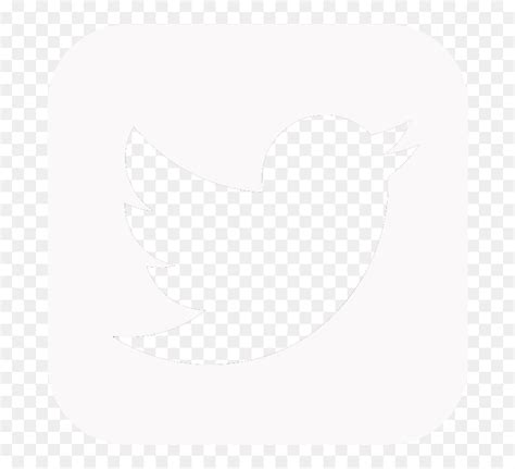 White Twitter Logo Square Hd Png Download Vhv