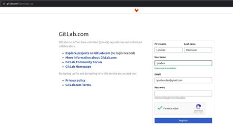 getting started for first project with gitlab