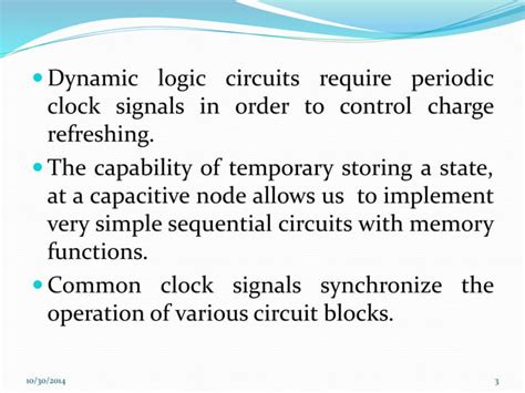 Dynamic Logic Circuits Pptx