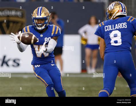 Winnipeg Canada 07th July 2023 Winnipeg Blue Bombers Quarterback