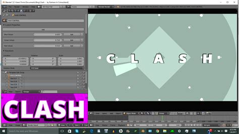 Clash Blender Motion Graphics Intro Template Blender Market