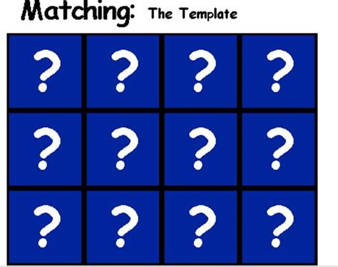 Memory Game Template Powerpoint Esl Vocabulary Activities Vocabulary