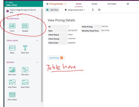 Cant Add A Table On My Details View Get Answers Knack Community Forum