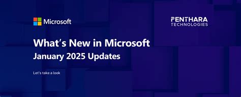 Microsoft January 2025 Updates Penthara Technologies