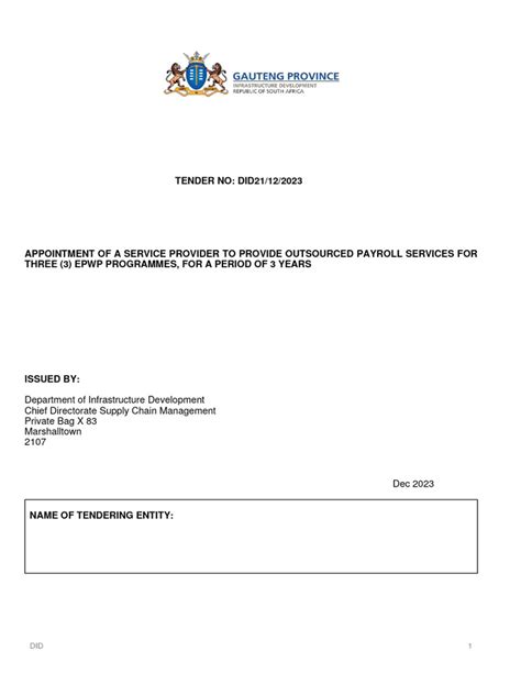 Tender Document Did21 12 2023 Epwp Payroll Publish 14 Dec 2023 Pdf