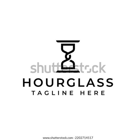 Creative Hourglass Vector Logo Design Stock Vector Royalty Free