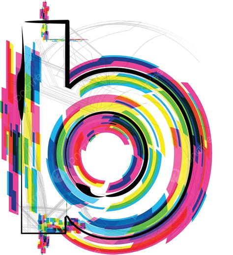 Font Illustration Letter B Vector Illustration Letter Drawing Element