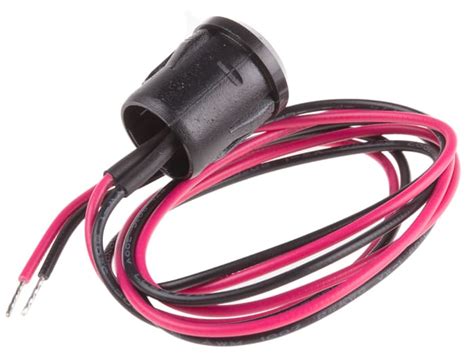 RS PRO RS PRO Red Flashing LED Panel Mount Indicator V Dc Mm Mounting Hole Size Lead