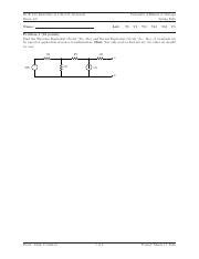 Ece210 Exam2 Pdf University Of Illinois At Chicago Spring 2016 ECE 210 Electrical Circuit