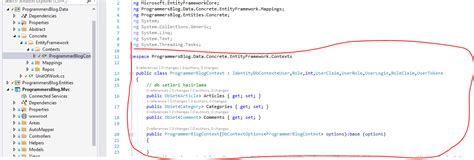 Asp Net Build Failed Dotnet Ef Startup Project ProgrammersBlog Mvc Migrations Add