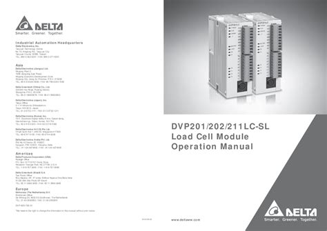 DELTA DVP-SX2 Programmable Logic Controllers Instructions