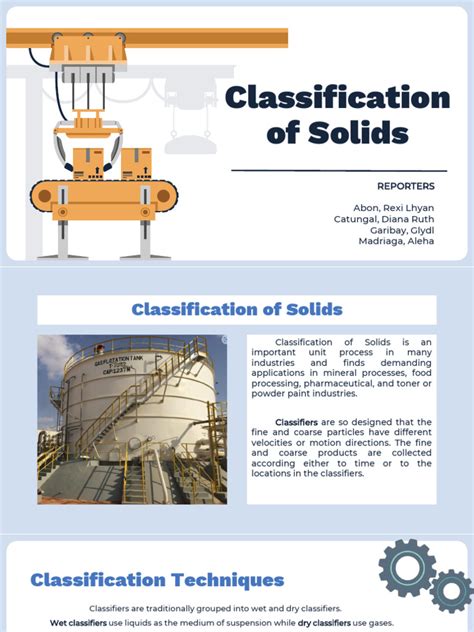 Classification Of Solids Pdf Particulates Materials