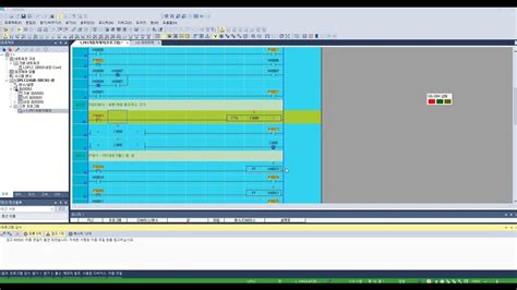 Plc기초회로 버튼1개로 램프onoff 작성물 설명란 링크공유 Youtube