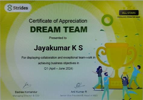 Jaya Kumar K S On Linkedin Stridesformulationdevelopment 22 Comments