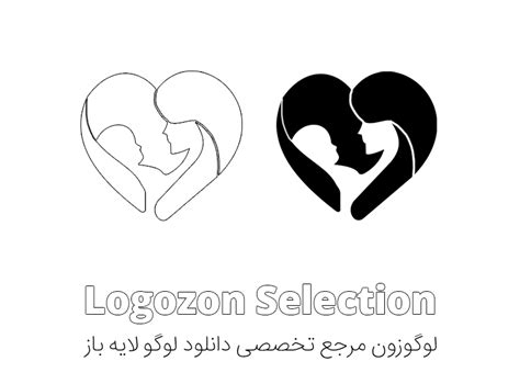 لوگو مادر، قلب و نوزاد لوگوزون