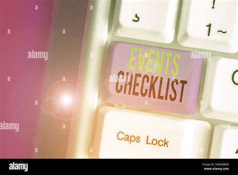 Word Writing Text Events Checklist Business Photo Showcasing Invaluable Tool For Successfully