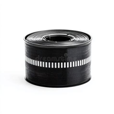 A Roll Of Black 3d Printer Filament Showcases Its Texture And Is Ready For Printing Projects