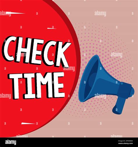 Writing Displaying Text Check Time Business Overview Instance Of