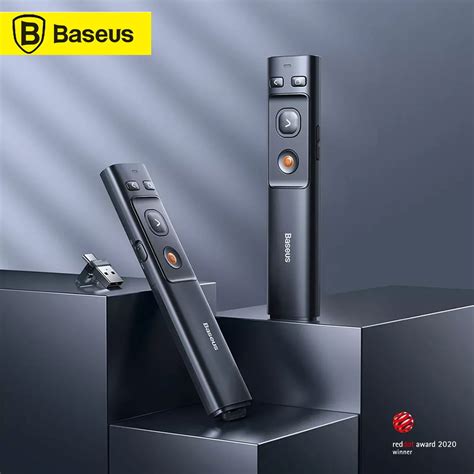 Baseus Presenter Wireless Pointer 24ghz Remote Controller For Win Projector Powerpoint