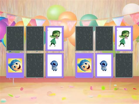 Inside Out Memory Matching Pairs