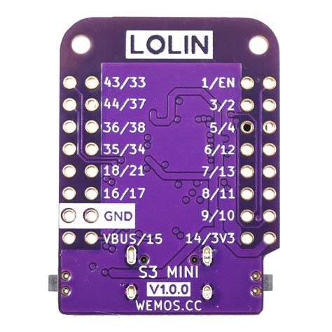 LOLIN S Mini Back Electronics Lab