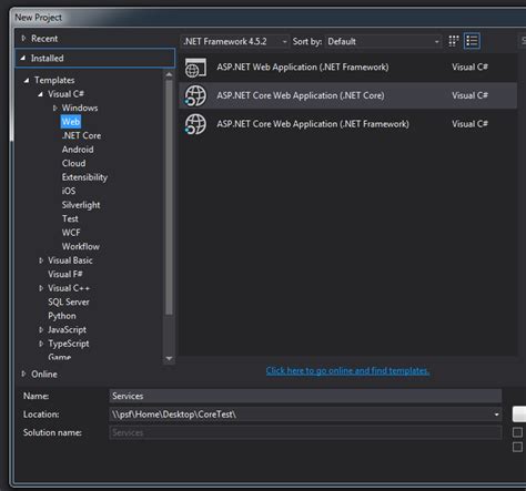 Using NET Core New Solution Has Errors In The References Folder Stack Overflow