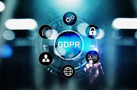 GDPR Data Protection Regulation European Law Cyber Security Compliance Stock Photo Image Of