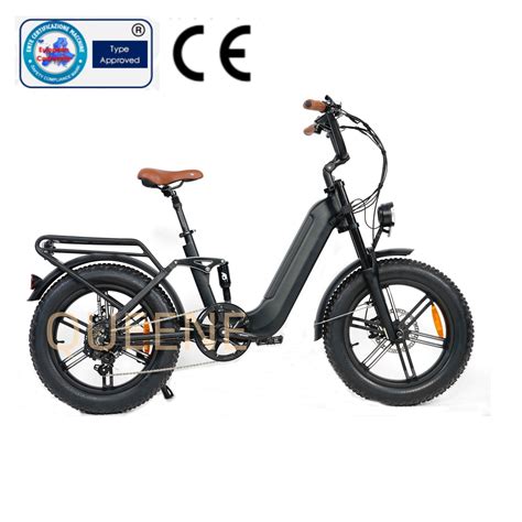 Queene 48v500w750w Enduro Electric Bike With Double Air Suspension China Fat Electronic Bike