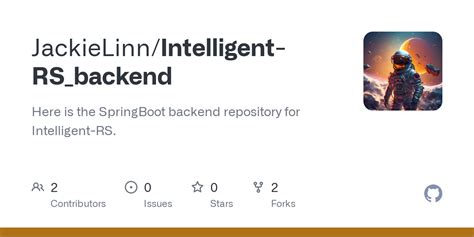 github jackielinn intelligent rs backend here is the springboot