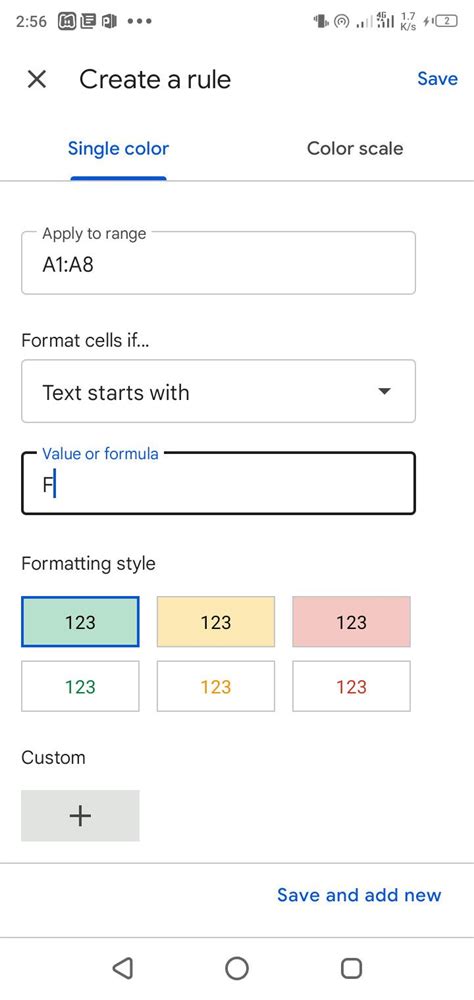 How To Format A Spreadsheet On The Google Sheets Mobile App