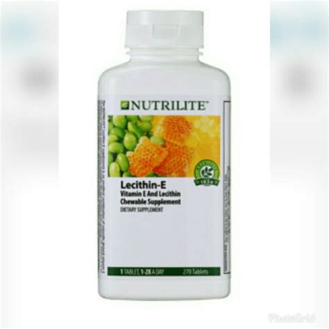 Amway Nutrilite Lecithin E Vitamin E And Lechitin Suppliment Shopee Malaysia