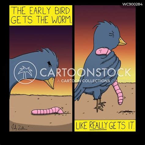 The Early Bird Gets The Worm Cartoons And Comics Funny Pictures From