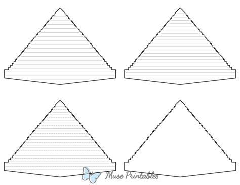 Free Printable Pattern For Large Three Sided Pyramid Printables