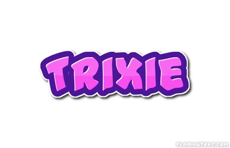 Trixie Logo Free Name Design Tool From Flaming Text