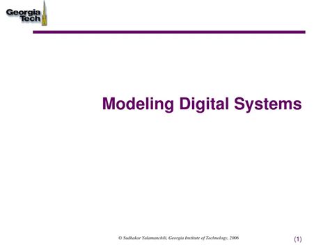 Ppt Modeling Digital Systems Powerpoint Presentation Free Download