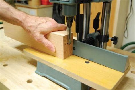 How To Use A Benchtop Hollow Chisel Mortiser Canadian Woodworking