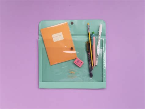 A5 Nahe Vinyl Stationery Pouch Nikkis Supply Store