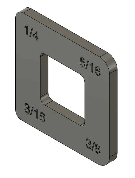 4 Corner Router Radius Template By Vincent Makerworld Download Free 3d Models